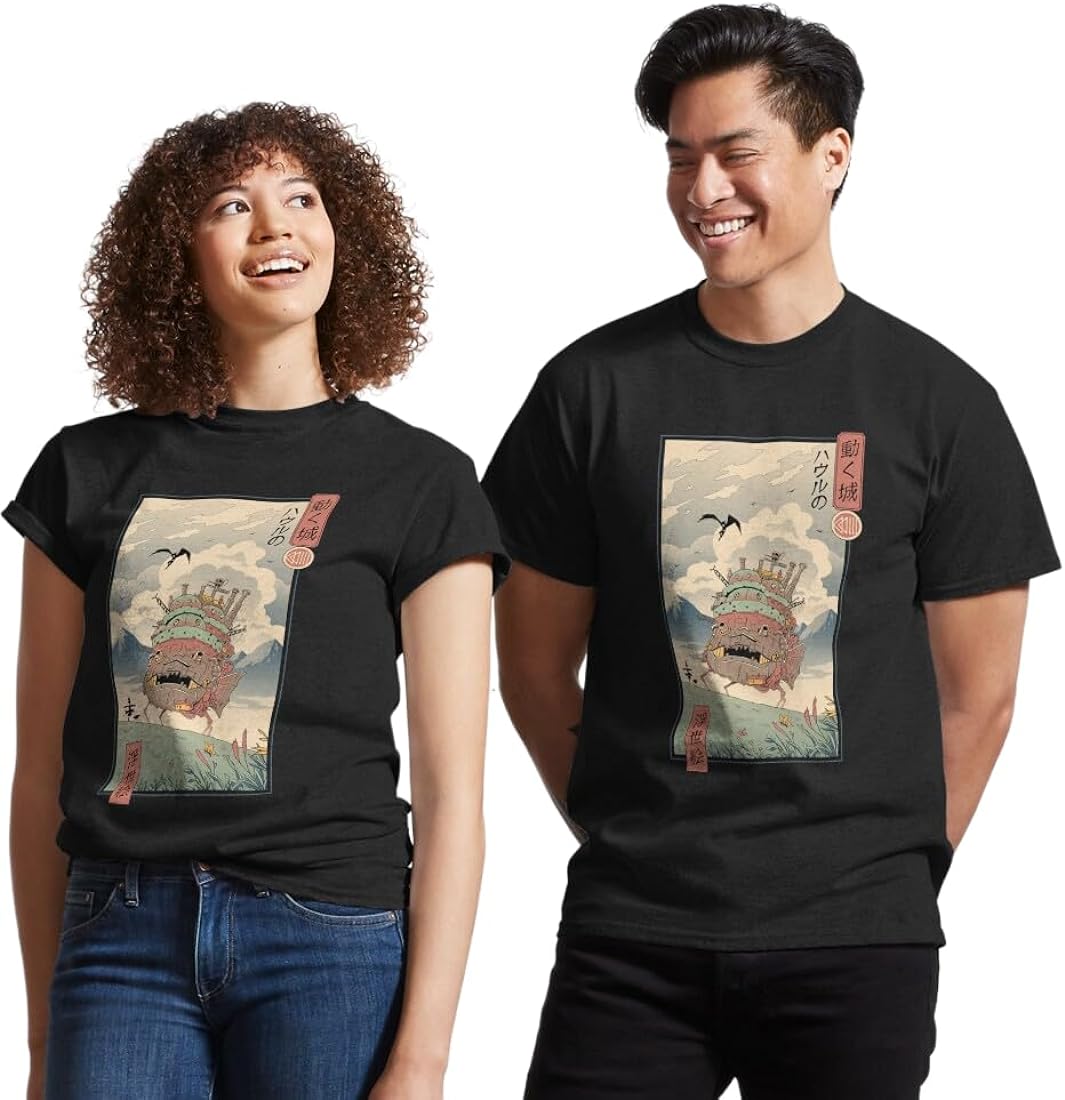 15 Best Howl's Moving Castle T-Shirt For Fans - Howl's Moving Castle Shop